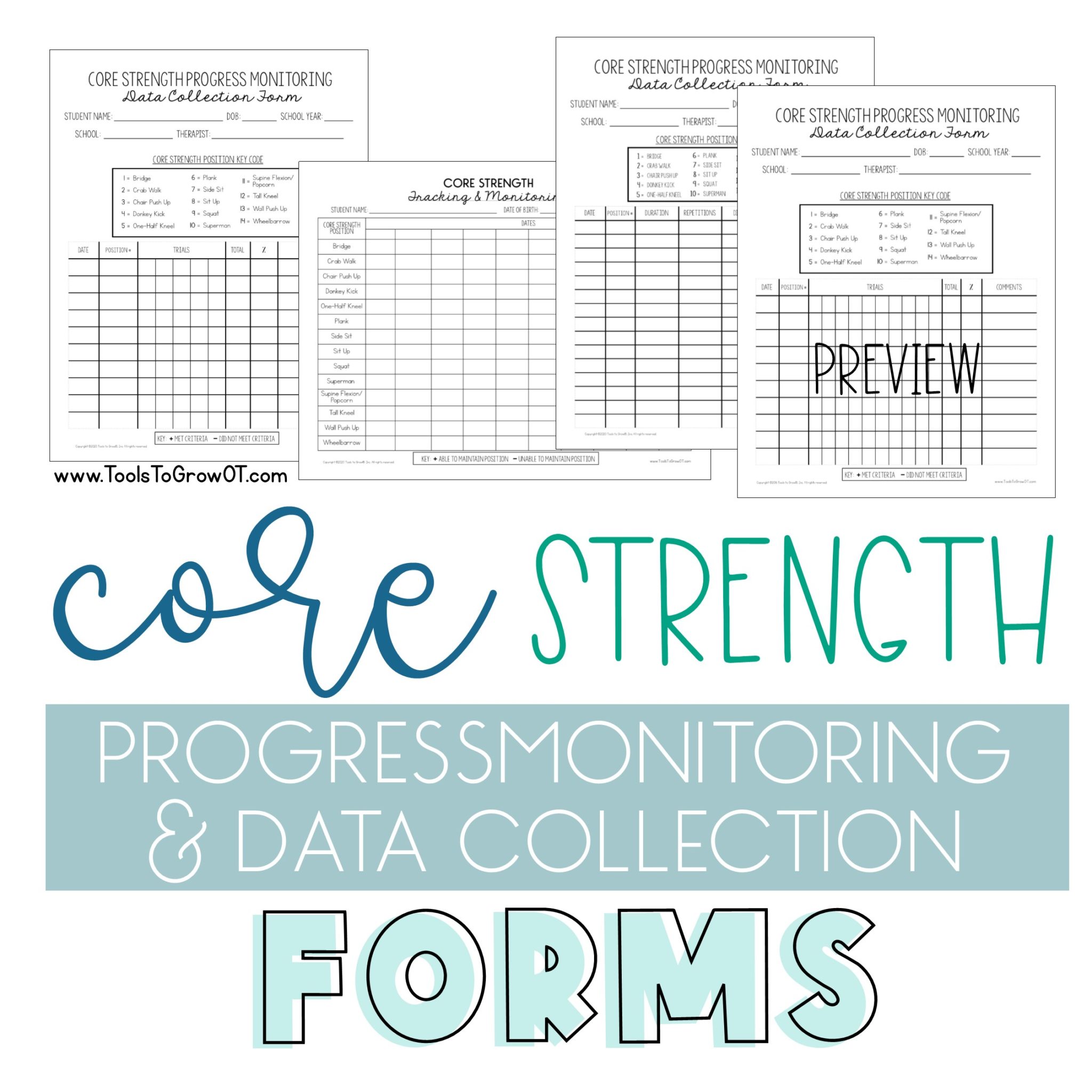 Core Strengthening Packet – Shop Tools To Grow