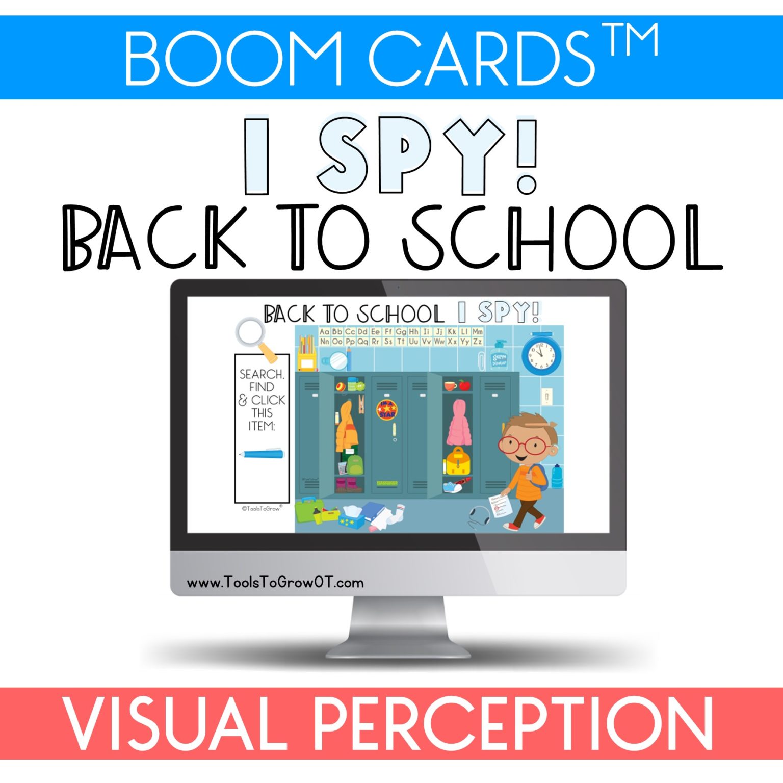 Boom Cards: Back to School I SPY! – Shop Tools To Grow