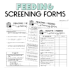 Mealtime & Feeding Screening Forms – Shop Tools To Grow