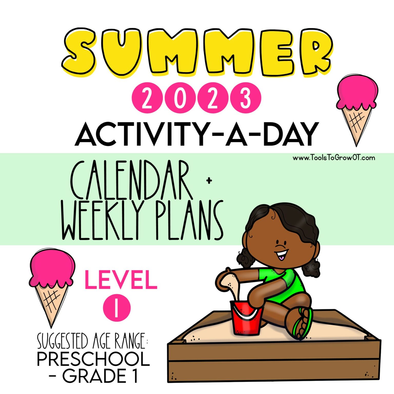 LEVEL 3: 2023 Summer Activity-a-Day Calendar + Weekly Plans + Resources ...