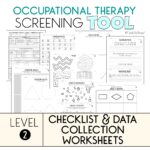 BUNDLE – OT SCREENING TOOL: CHECKLIST & DATA COLLECTION WORKSHEETS ...