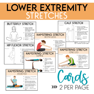 BUNDLE: Lower Extremity AND Upper Extremity Strengthening Exercises ...
