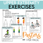 BUNDLE: Lower Extremity AND Upper Extremity Strengthening Exercises ...