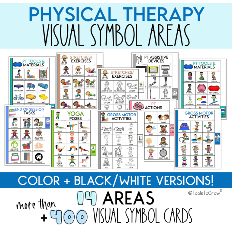 PHYSICAL THERAPY: Visual Schedule Boards – Shop Tools To Grow