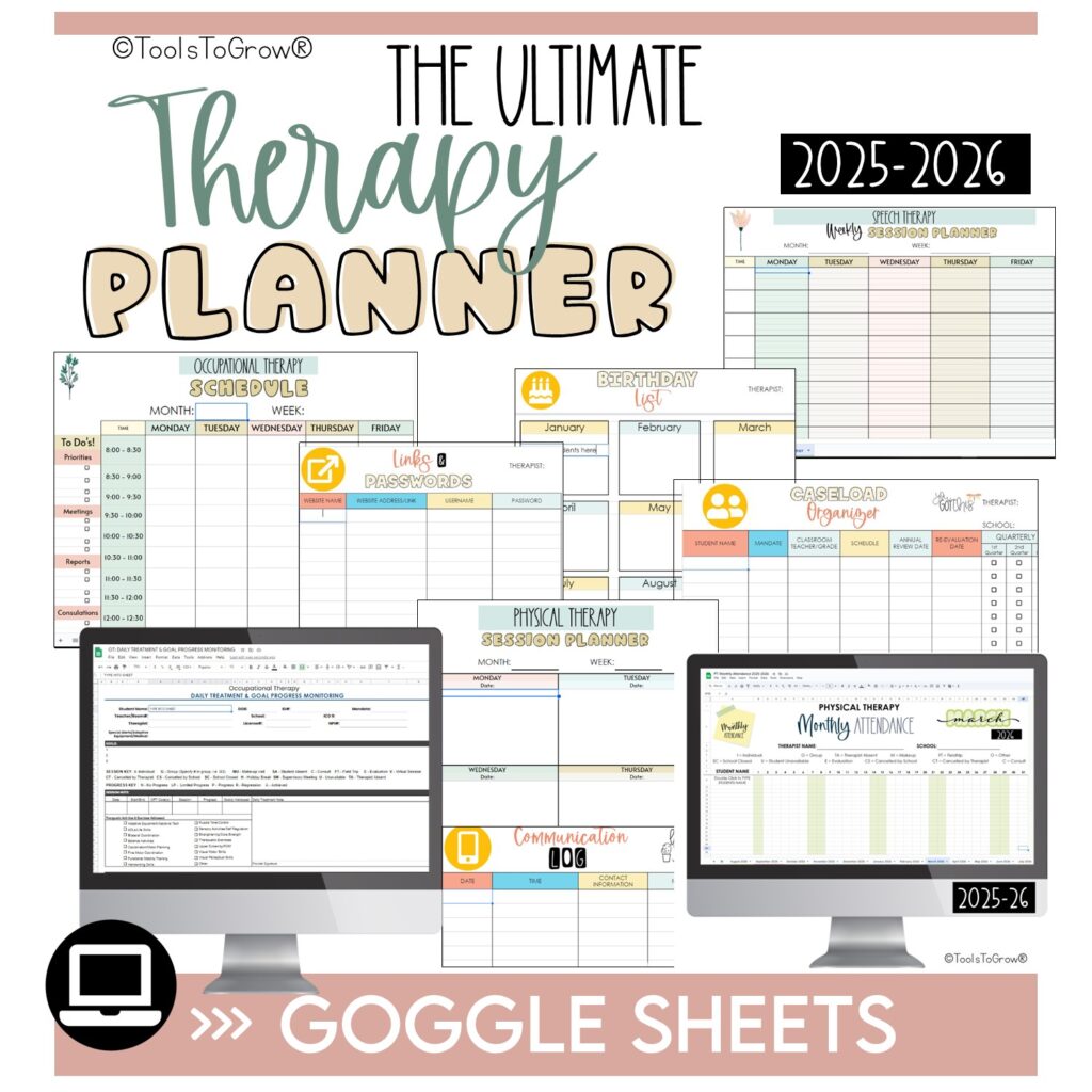 The Ultimate Digital Therapy Planner: 2025-26 – Shop Tools To Grow
